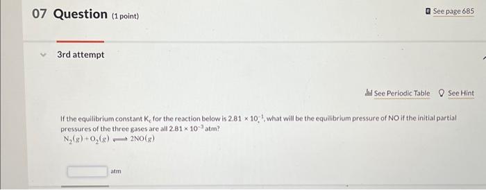 Solved A sealed reaction vessel initially contains | Chegg.com