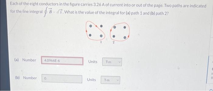 Solved Each of the eight conductors in the figure carries | Chegg.com