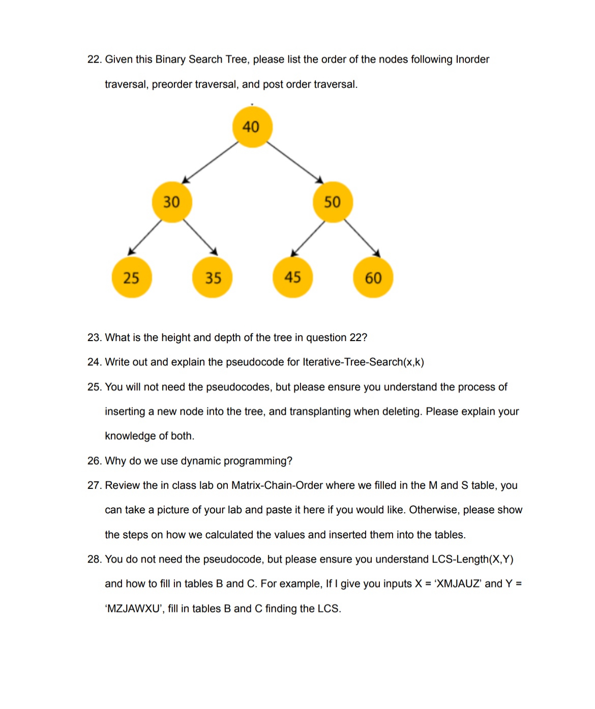 Solved CSIT-212 ﻿Final Study Guide - ﻿Remember that this | Chegg.com