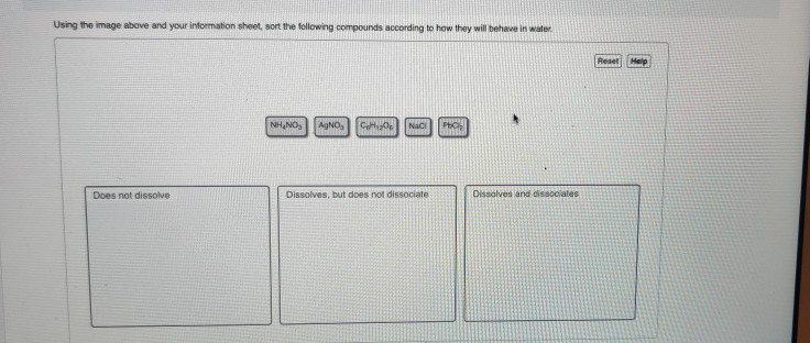 Solved Using the image above and your information sheet, | Chegg.com