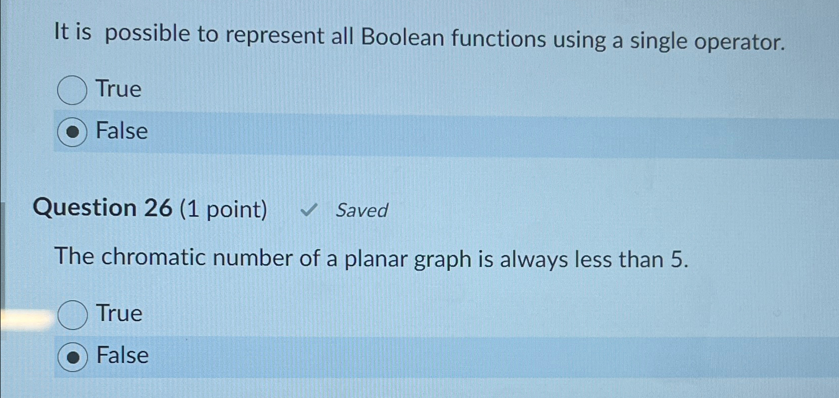 Solved It Is Possible To Represent All Boolean Functions