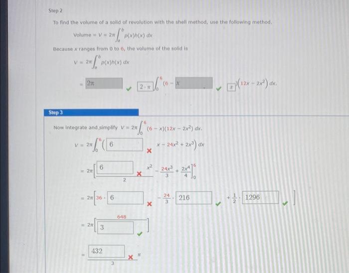 Solved To find the volume of a solld of revolution with the | Chegg.com Solved To find the volume of a solld of revolution with the | Chegg.com