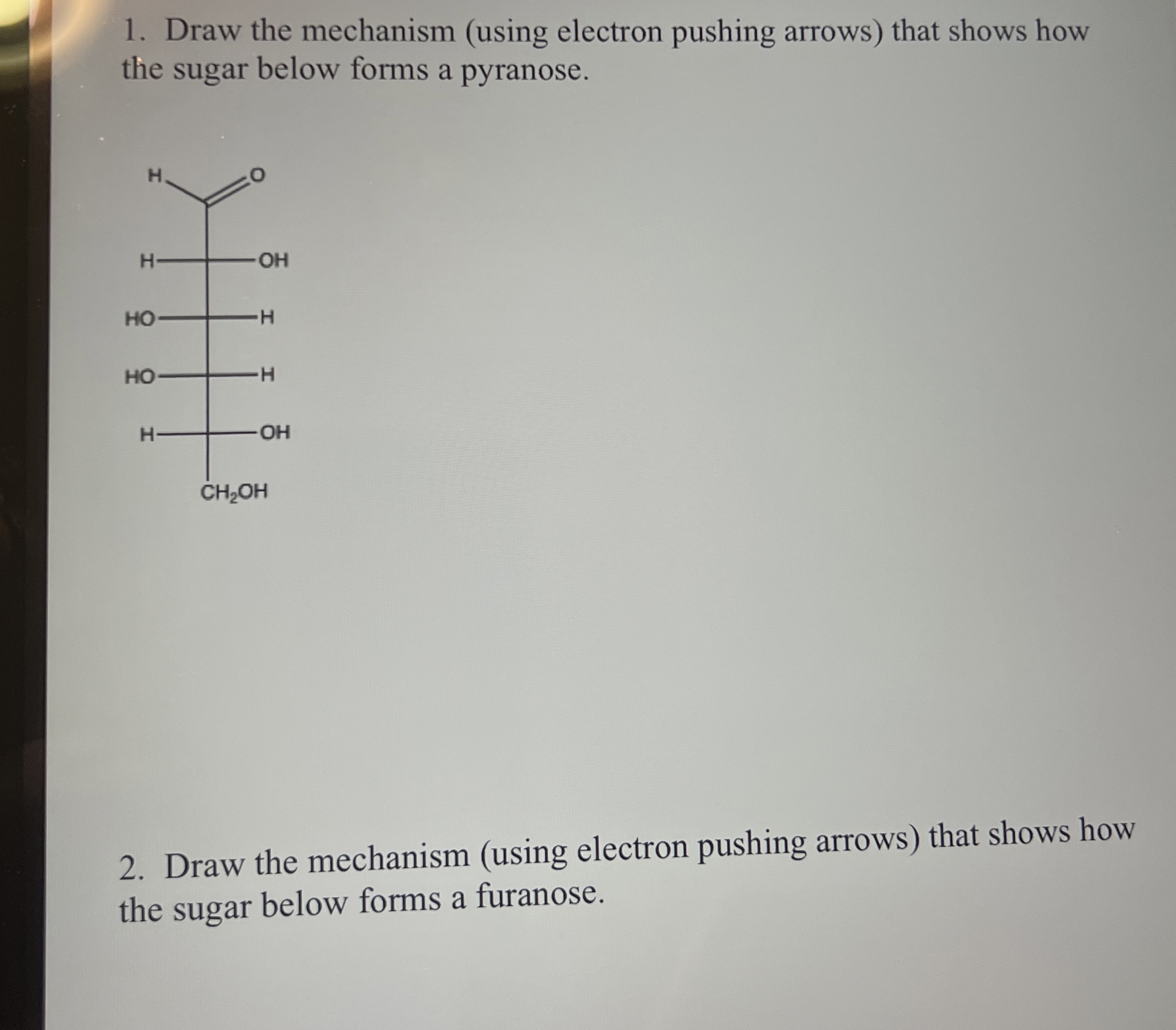 Solved Draw the mechanism (using electron pushing arrows) | Chegg.com