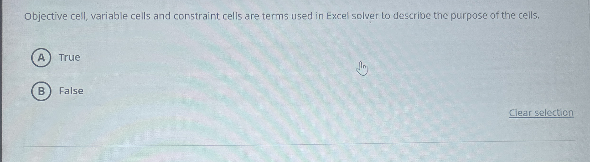 Solved Objective cell, variable cells and constraint cells | Chegg.com