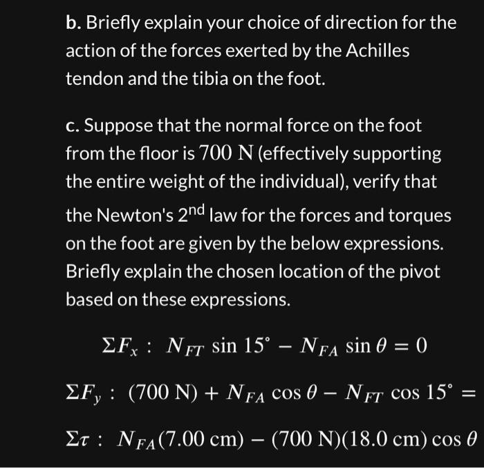Solved Consider the following model of the forces acting on | Chegg.com
