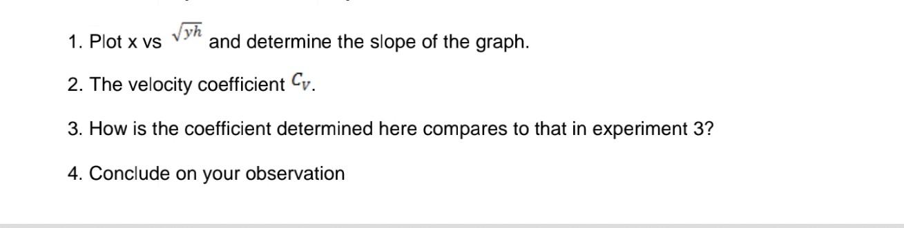 Solved Results Interpretation and Graphs: 1. Plot x vs yh | Chegg.com