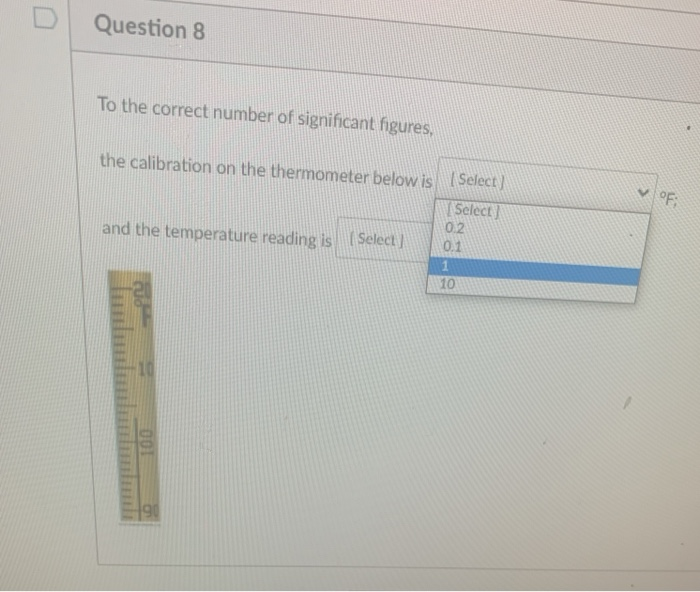Solved D Question 8 To the correct number of significant | Chegg.com