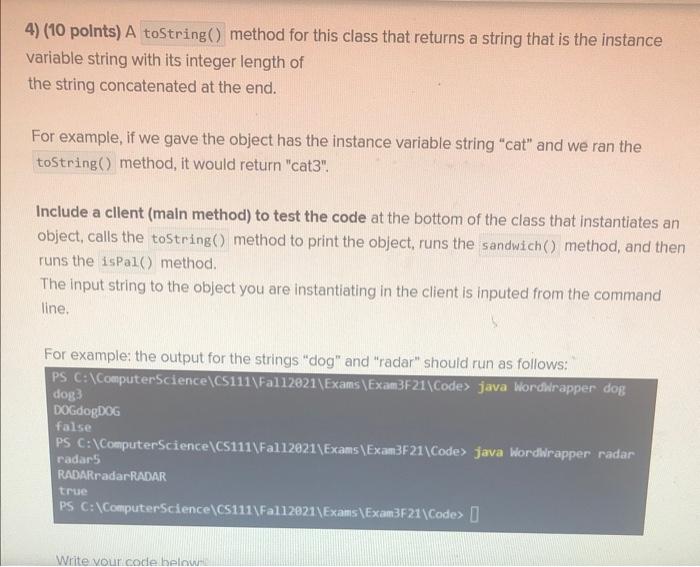 Solved Q4.1 Create a class called WordWrapper 40 Points The | Chegg.com