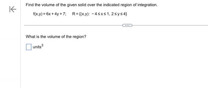 Solved Evaluate The Following Double Integral Over The