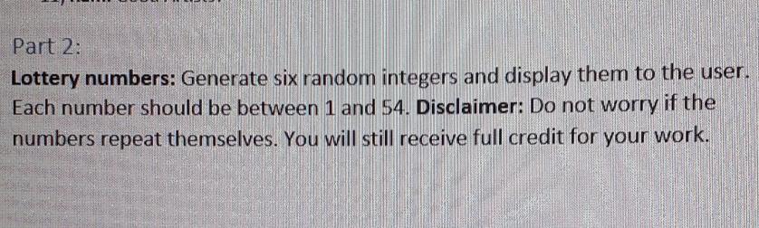 Solved Part 1: Chinese Zodiac: Create an application that | Chegg.com