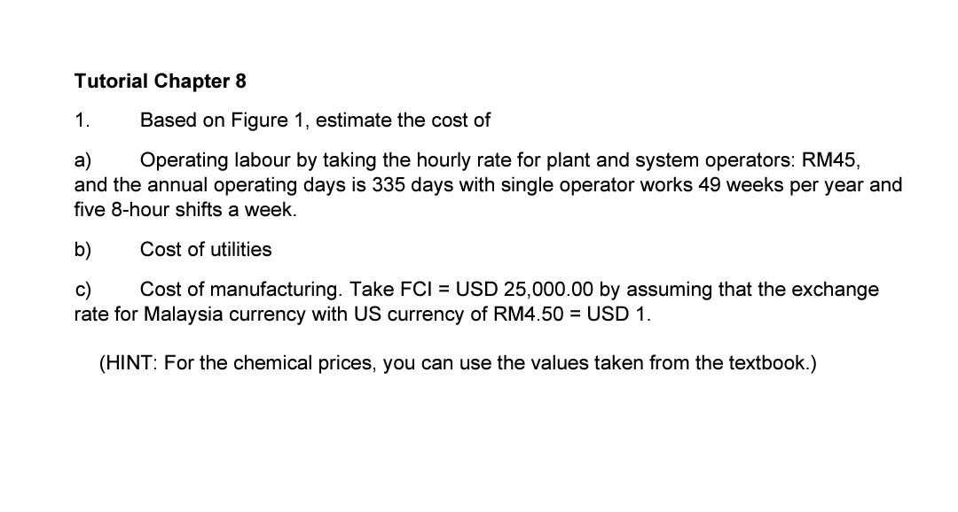 Solved Tutorial Chapter 8 1. Based on Figure 1, estimate the | Chegg.com