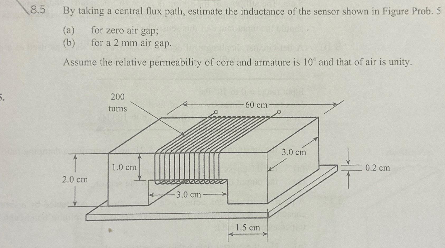 Solved 8.5 ﻿By taking a central flux path, estimate the | Chegg.com