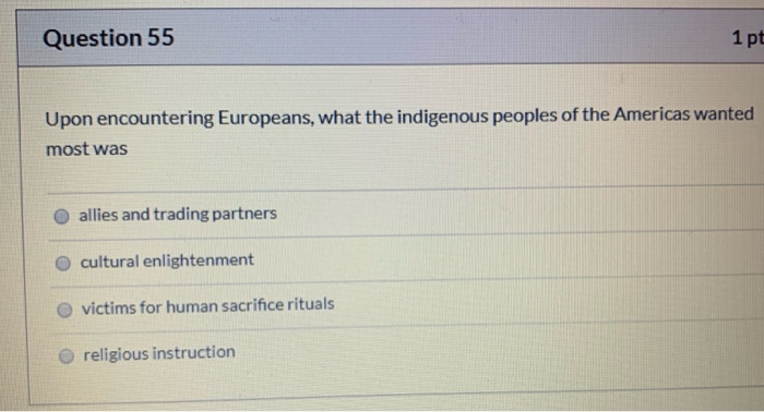 Question 51 1 The indigenous peoples of the North | Chegg.com