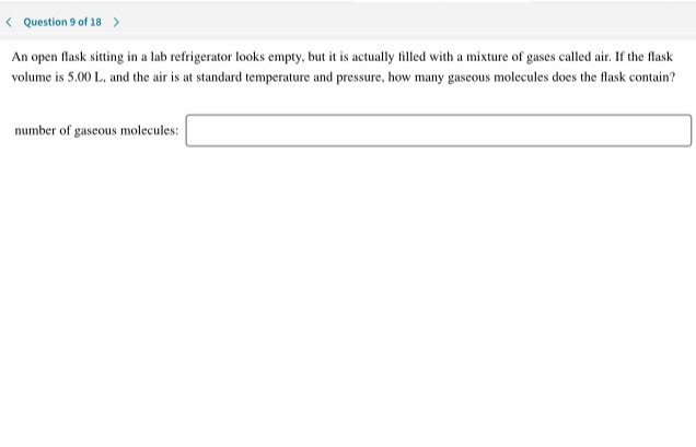Solved An open flask sitting in a lab | Chegg.com