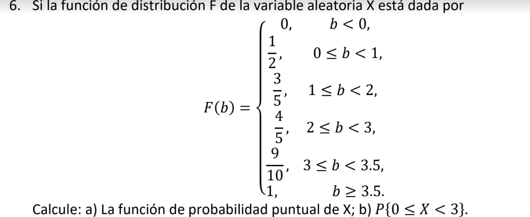 Solved If the function distribution F of the random variable | Chegg.com