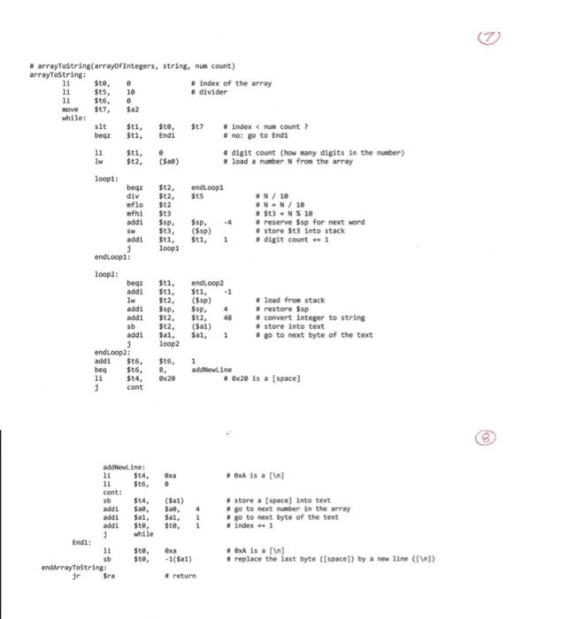 MIPS Assembly code explanation and relation for all | Chegg.com MIPS Assembly code explanation and relation for all | Chegg.com
