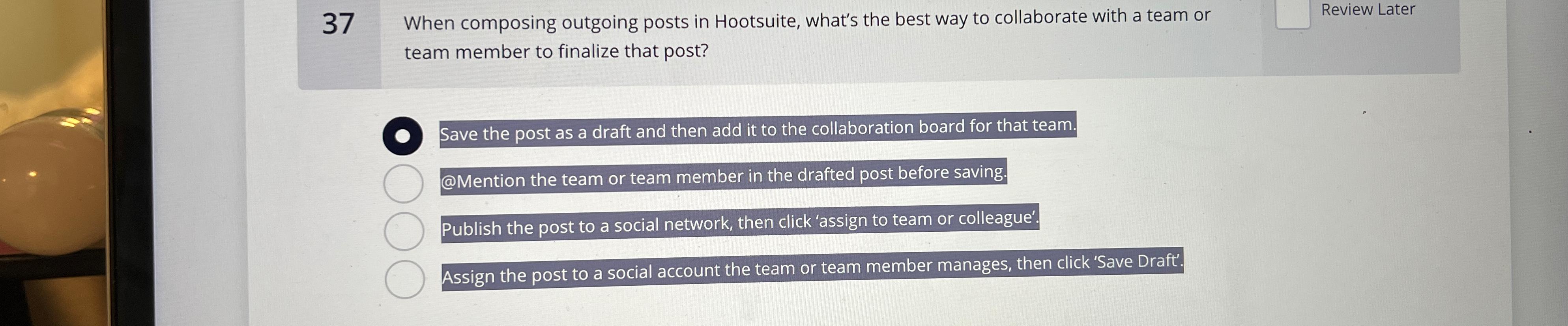 Solved 37 ﻿When composing outgoing posts in Hootsuite, | Chegg.com