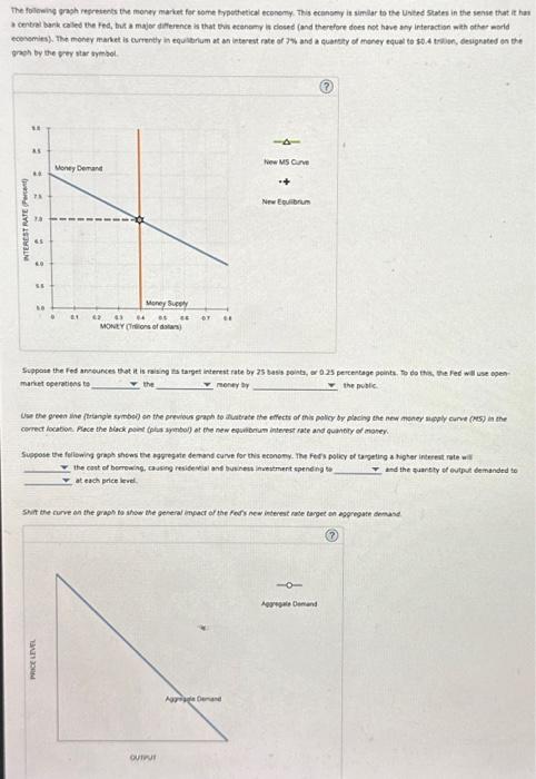 Solved dropdowns in order1) Increase/decrease2) Supply of/ | Chegg.com