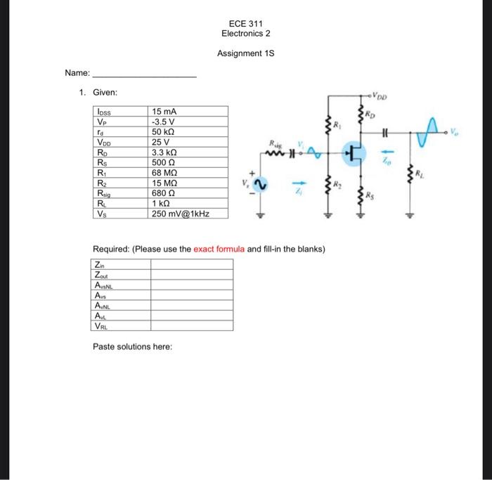 Solved 1 Given Required Please Use The Exact Formula And 