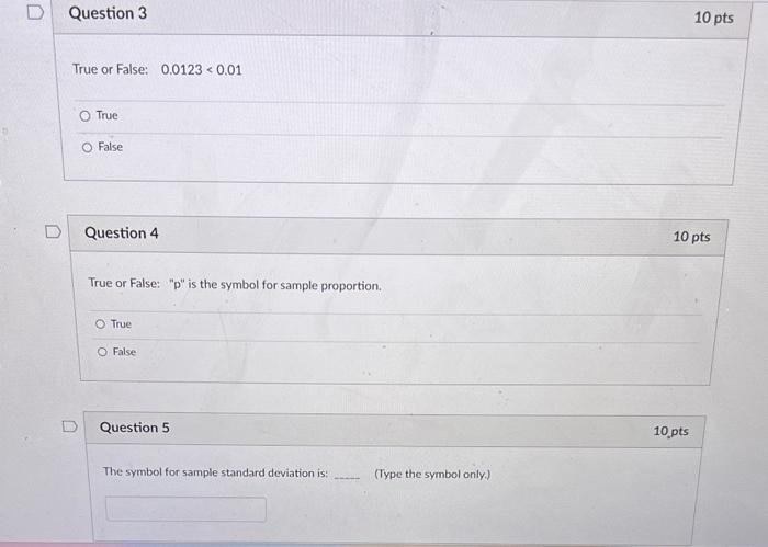 Solved The three most common significance levels for a | Chegg.com