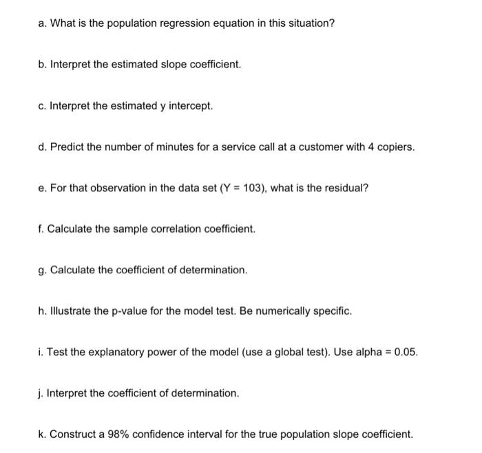 Solved 1 Calculate The Sample Correlation Coefficient 9