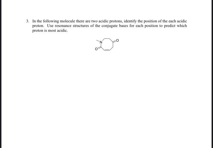 Solved 4. In the each of the molecules below, identify the | Chegg.com
