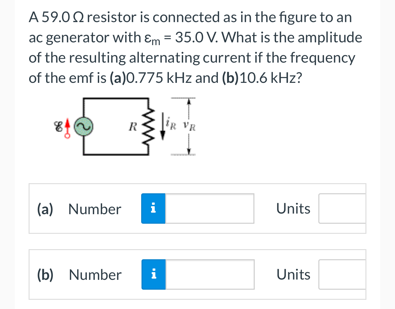Solved A 59.0 Ω ﻿resistor is connected as in the figure to | Chegg.com