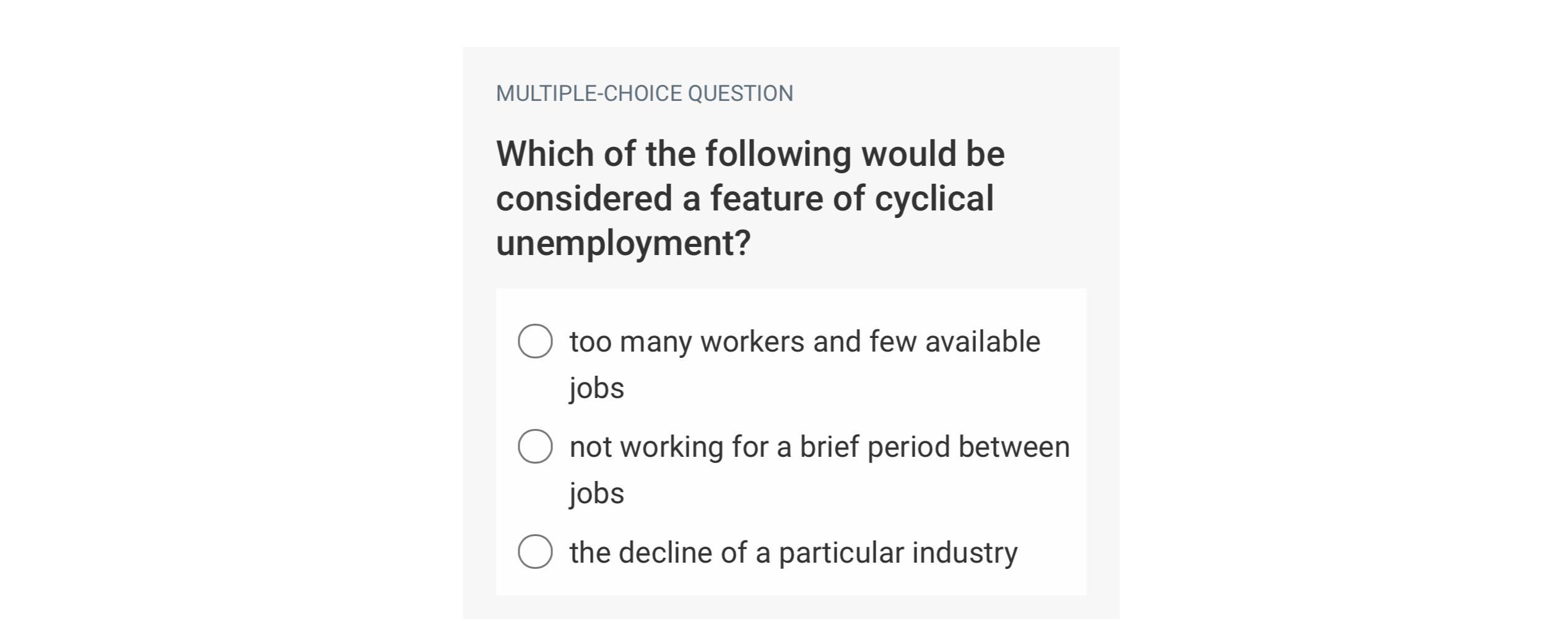 Solved Multiple Choice Questionwhich Of The Following Would