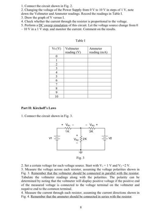Solved For the circuit shown below, calculate the voltage | Chegg.com