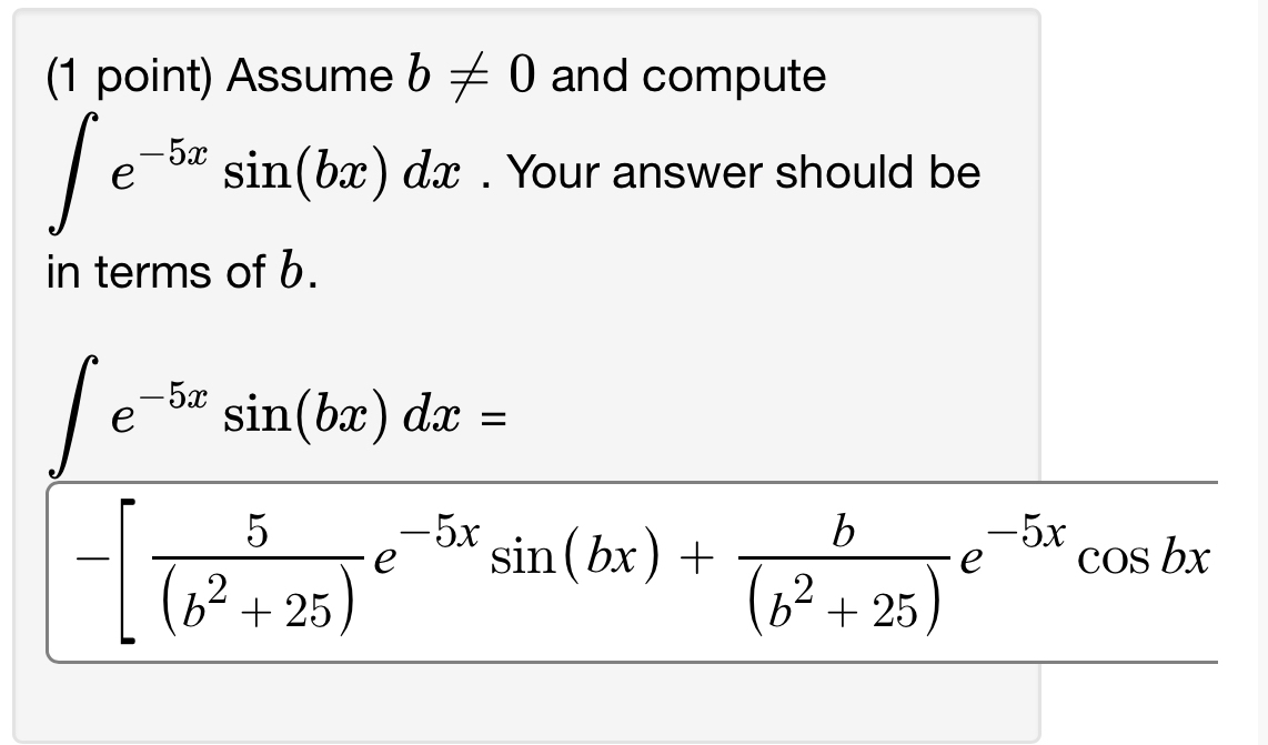 Solved 1 ﻿point ﻿assume B≠0 ﻿and Compute 