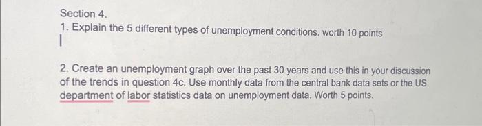 Solved Section 4. 1. Explain the 5 different types of | Chegg.com