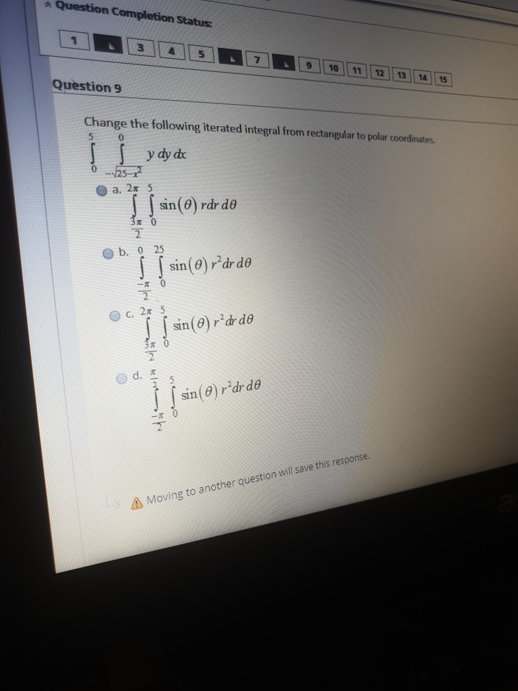Solved * Question Completion Status Question 9 Change the | Chegg.com