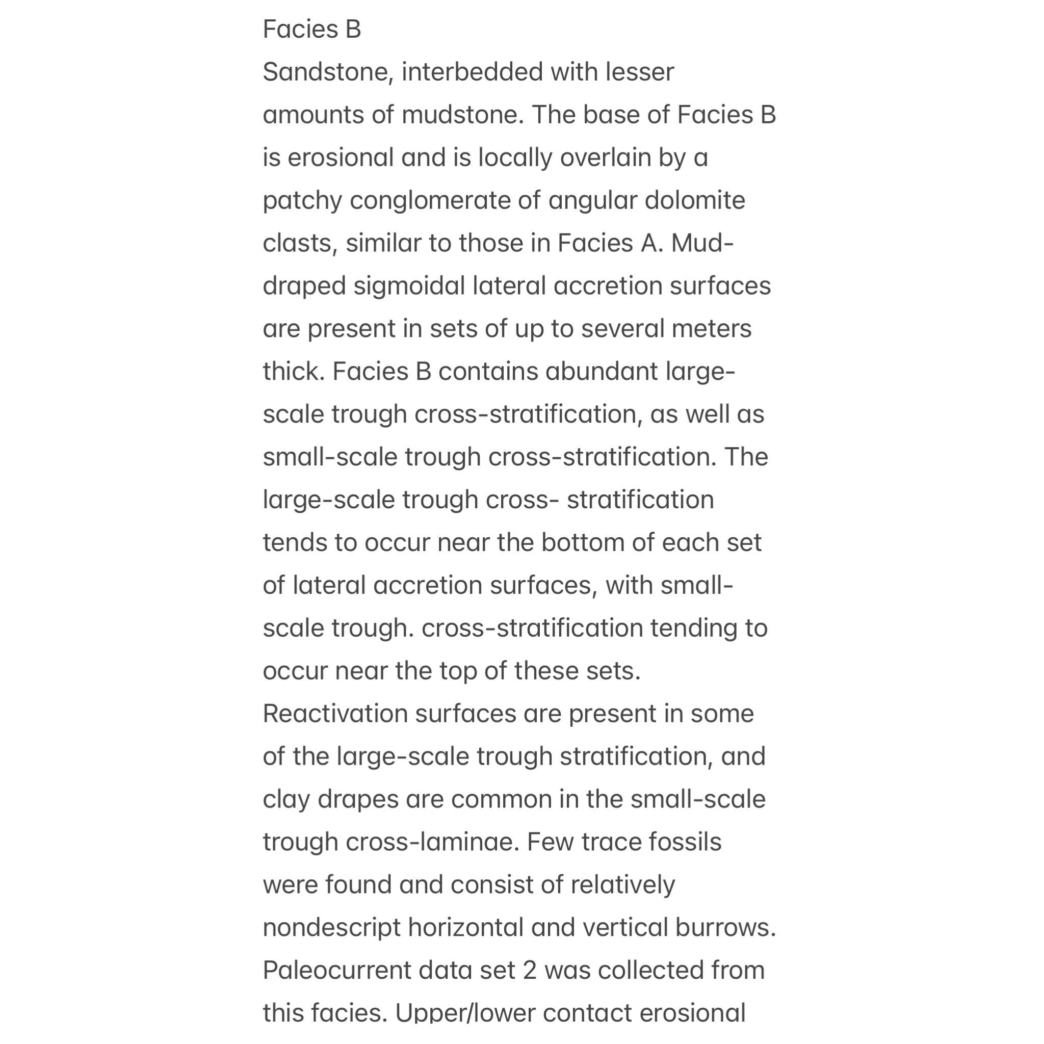 Solved What environment were the following facies deposited | Chegg.com