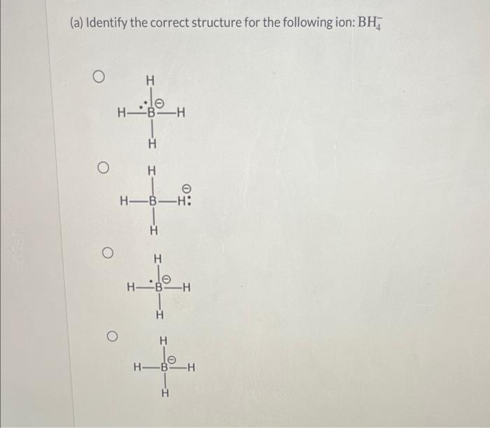 (a) Identify the correct structure for the following | Chegg.com (a) Identify the correct structure for the following | Chegg.com
