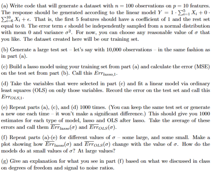Solved Could you please show me how to do the R code? I keep | Chegg.com