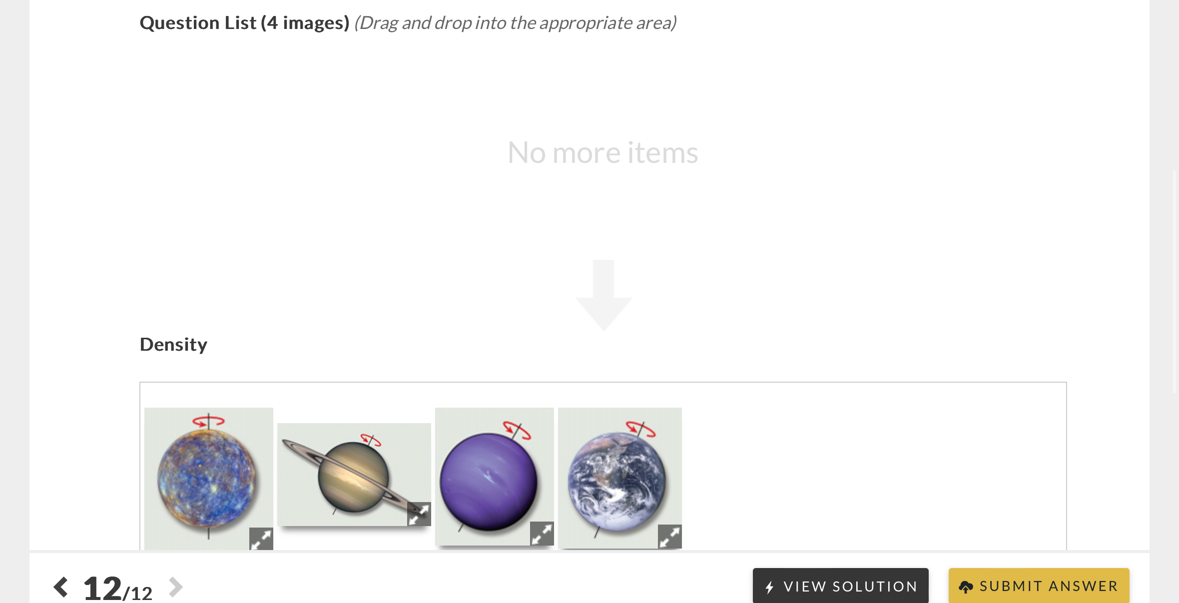 Solved Question List (4 ﻿images) (Drag and drop into the | Chegg.com