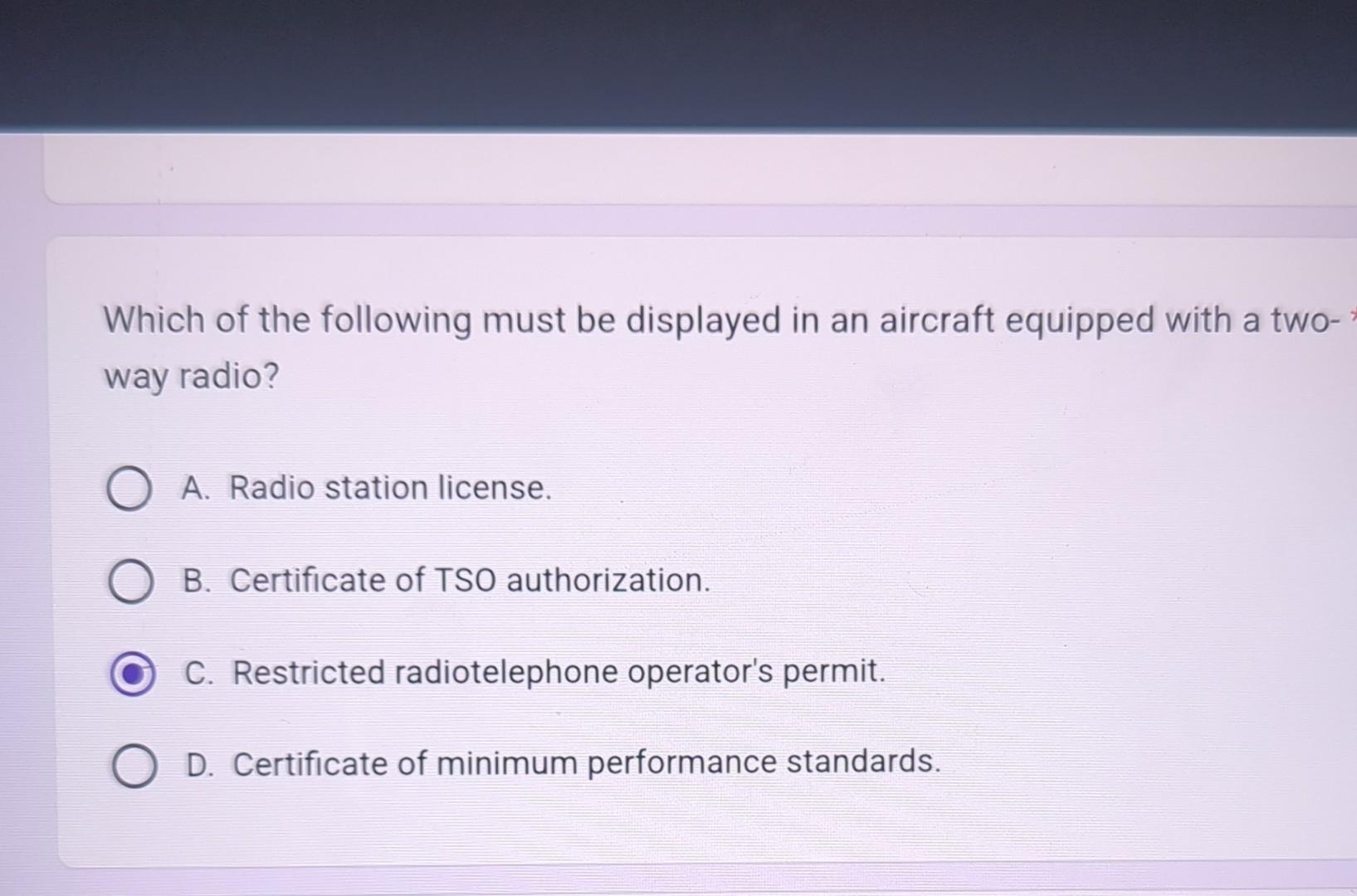 Which of the following must be displayed in an | Chegg.com