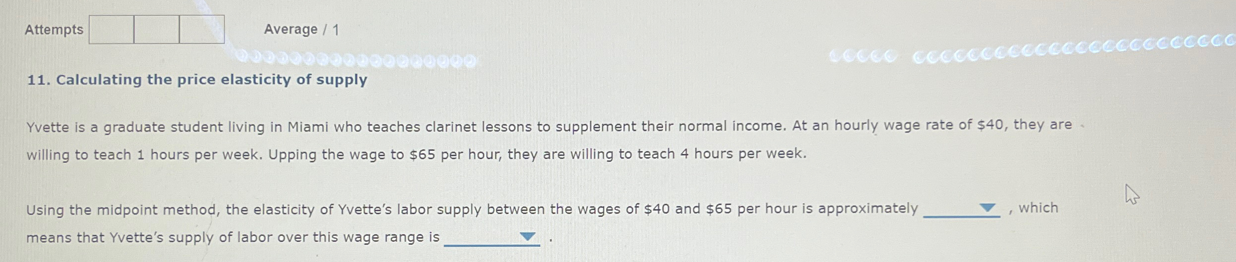 Solved AttemptsAverage / 111. ﻿Calculating the price | Chegg.com