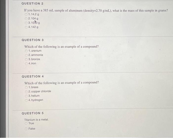 Solved If you have a 575 mL sample of iron (density =7.86 | Chegg.com