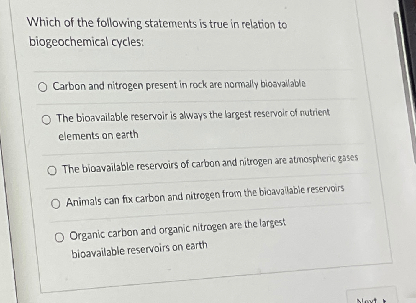 Solved Which of the following statements is true in relation | Chegg.com