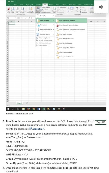 Lab 9-3 Comprehensive Case 2: Dillard's Store Data: | Chegg.com