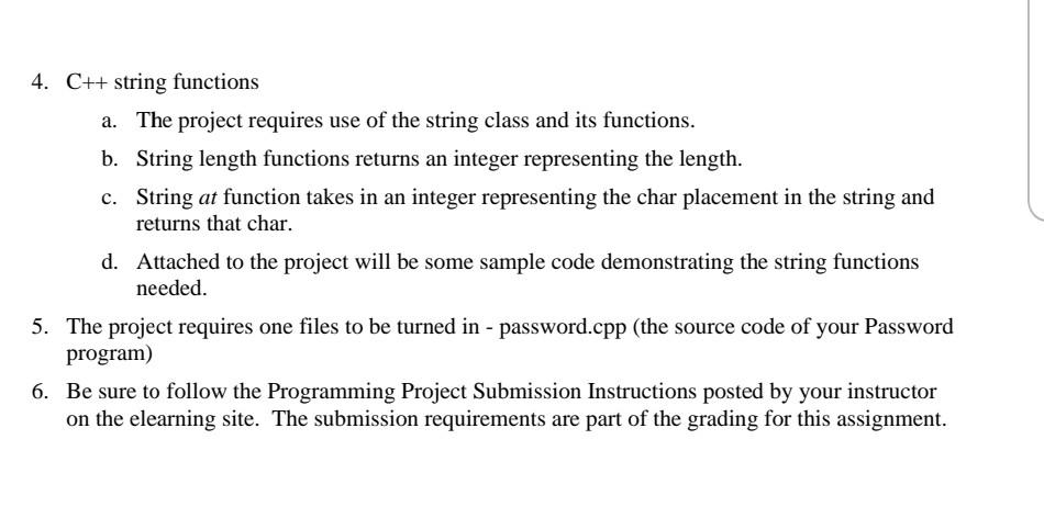 Solved . . . Project Outcomes - Develop a C++ program that: | Chegg.com
