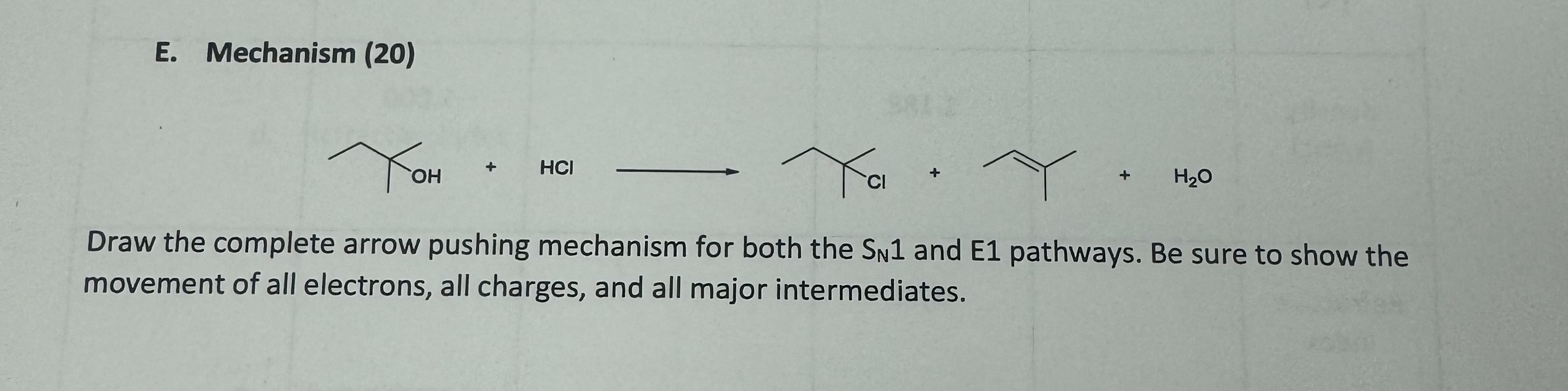 Solved MechanismDraw the complete arrow pushing mechanism | Chegg.com