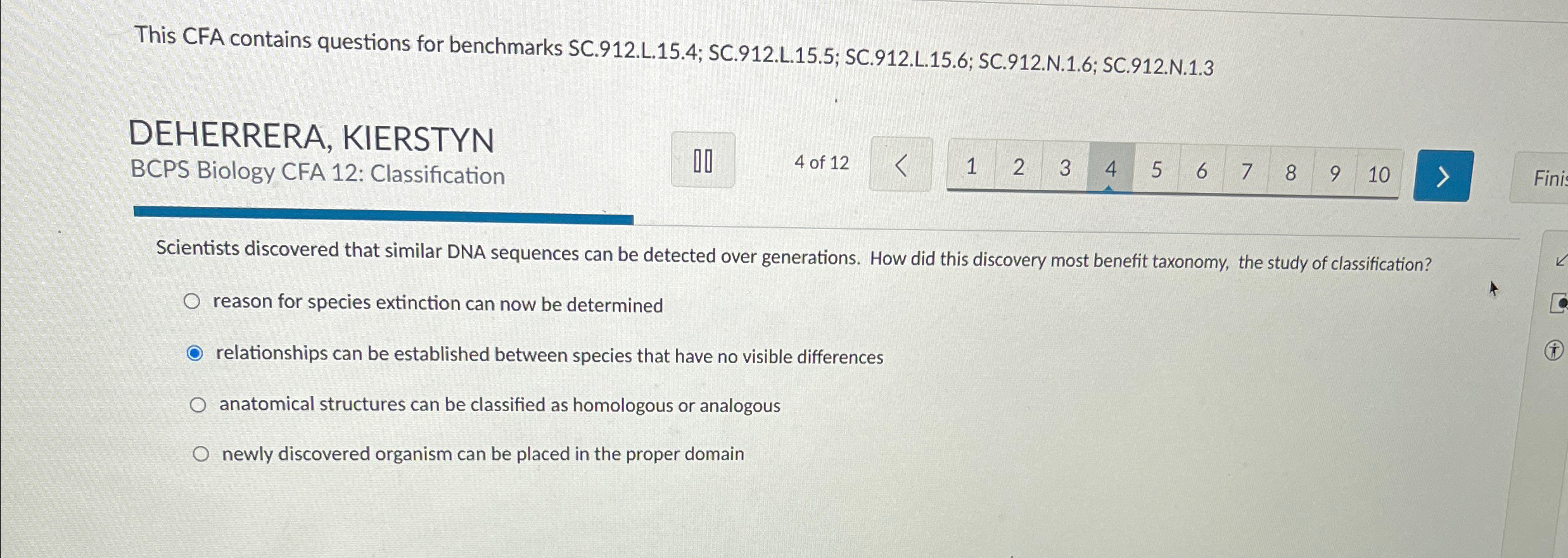 Solved This CFA contains questions for benchmarks | Chegg.com