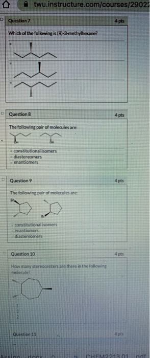 Solved twu.instructure.com/courses/2902 D Question 7 4 pts | Chegg.com