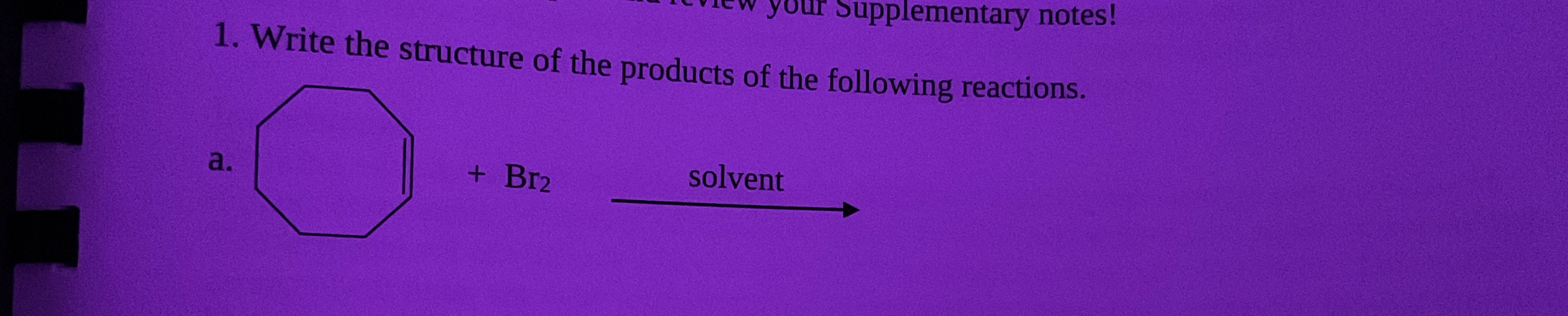 Solved Write the structure of the products of the following | Chegg.com