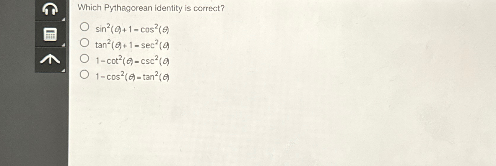 Solved Which Pythagorean identity is | Chegg.com