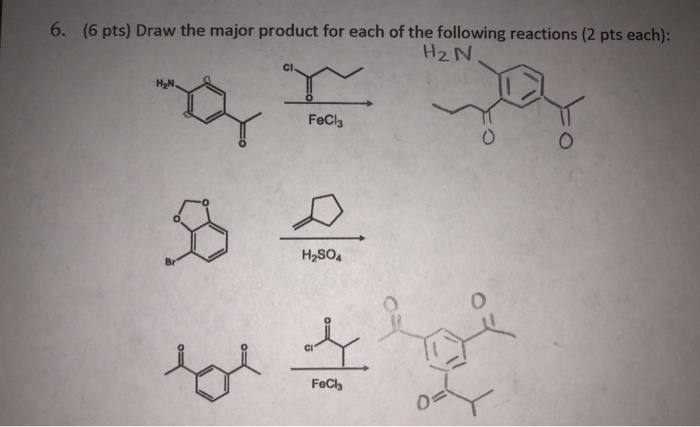 Solved Need help with the placement of the second reaction's | Chegg.com