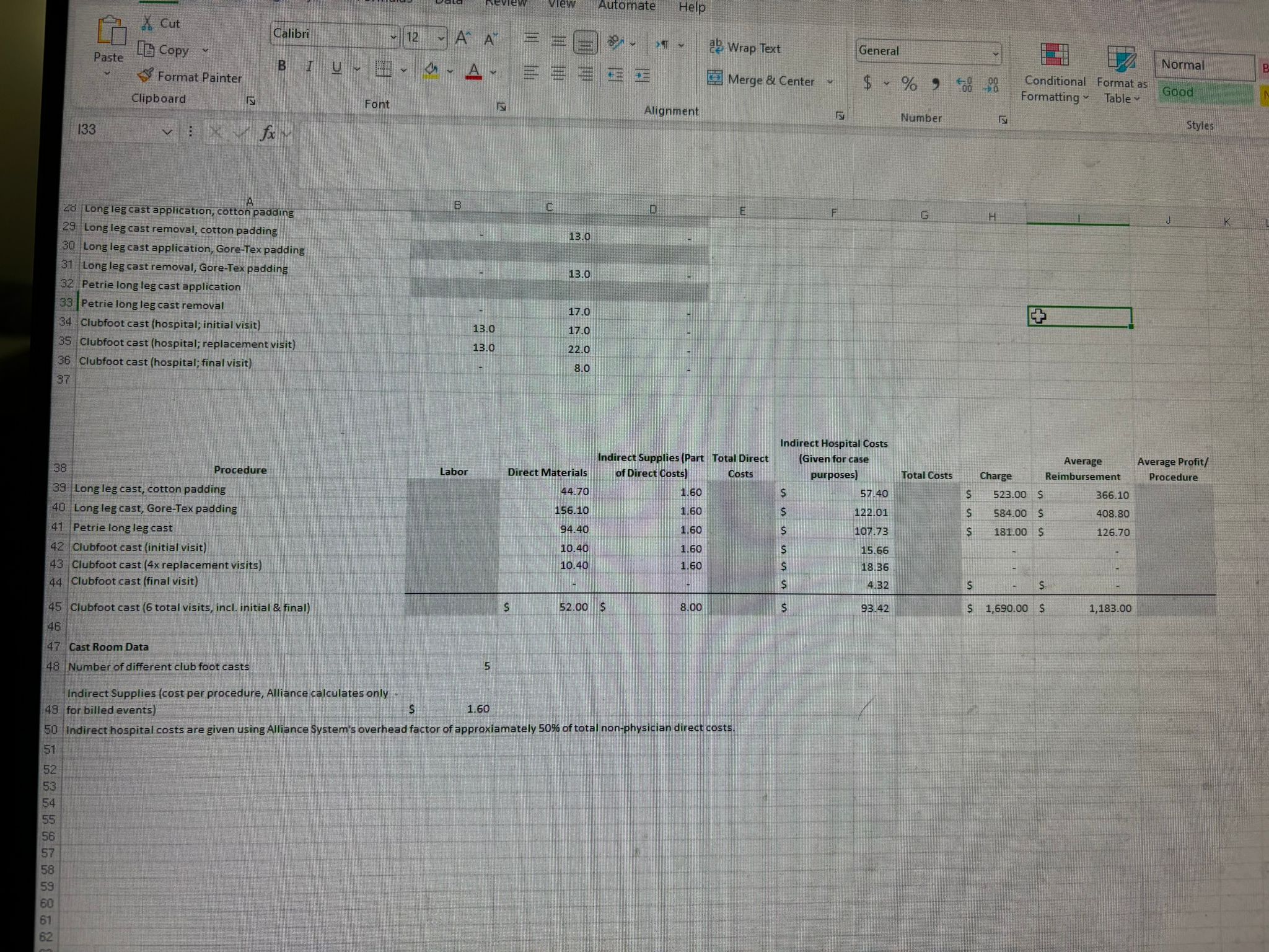 Solved 1. ﻿Use the Excel template below to calculate the | Chegg.com