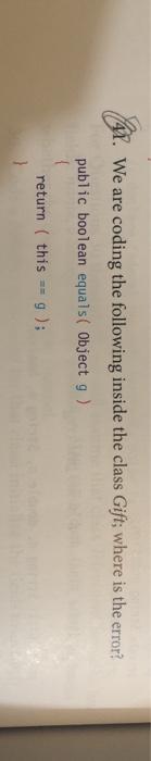 Solved ds 18. Consider the following method header: public | Chegg.com